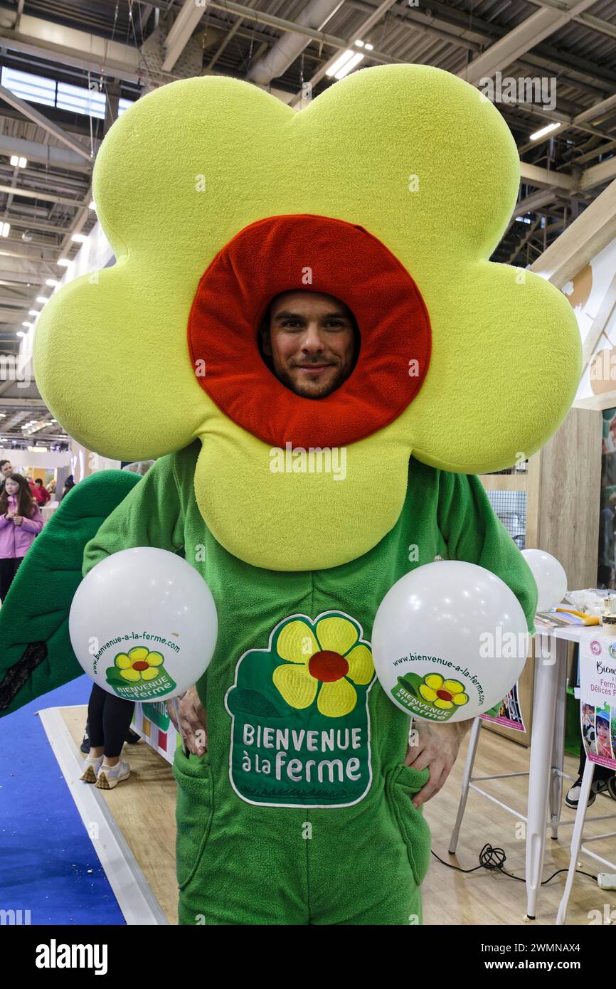 Paris, France. 24th Feb, 2024. Inauguration by French President ...