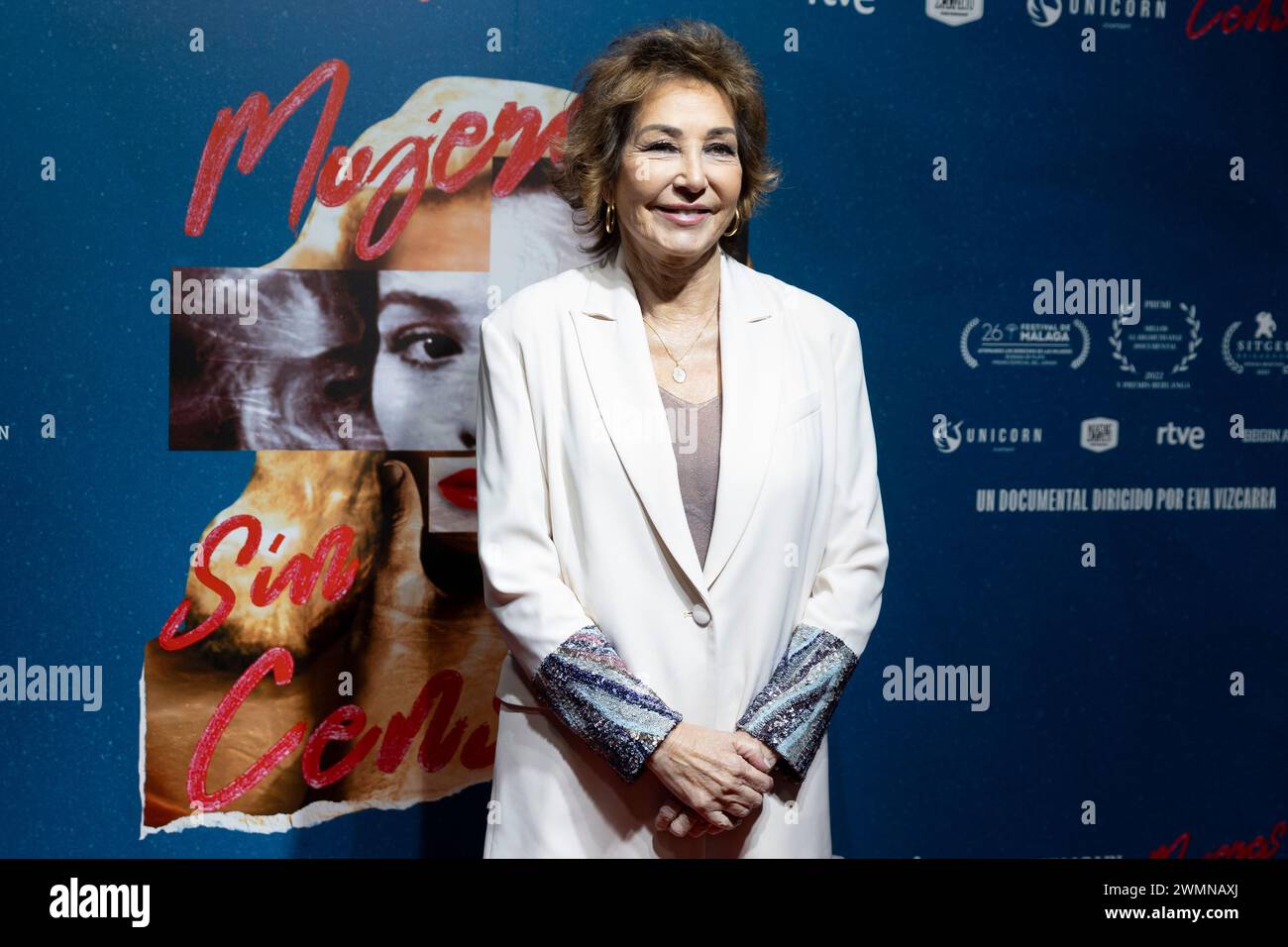 Madrid, Spain. 26th Feb, 2024. Ana Rosa Quintana attends the 'Mujeres ...