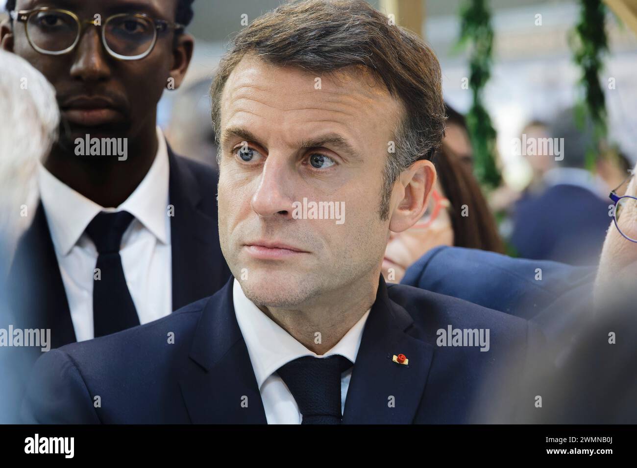 Paris, France. 24th Feb, 2024. Inauguration by French President ...