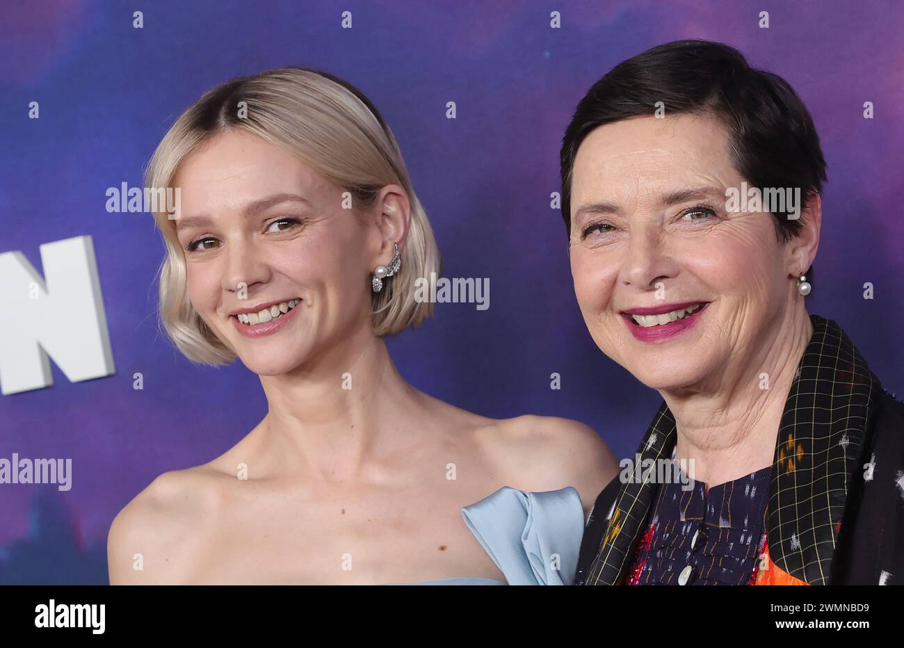 Los Angeles, Ca. 26th Feb, 2024. Carey Mulligan, Isabella Rossellini at ...