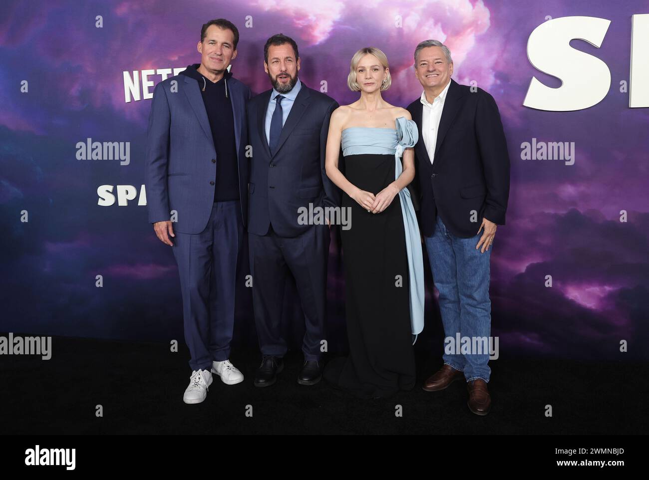 Los Angeles, Ca. 26th Feb, 2024. Scott Stuber, Adam Sandler, Carey ...