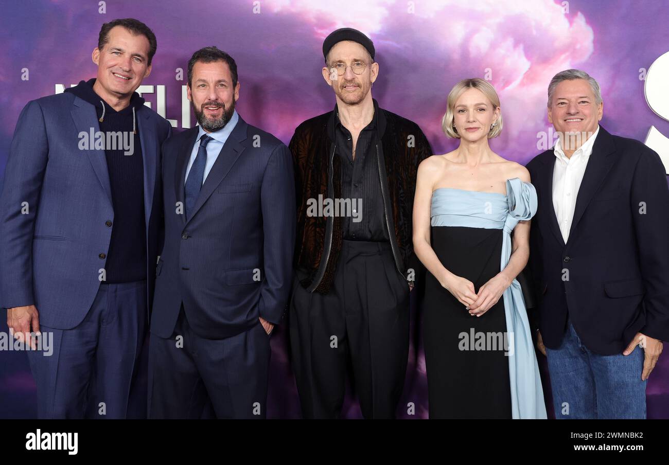 Los Angeles, Ca. 26th Feb, 2024. Scott Stuber, Adam Sandler, Johan ...