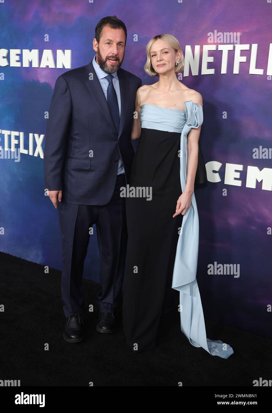 Los Angeles, Ca. 26th Feb, 2024. Adam Sandler, Carey Mulligan at the ...