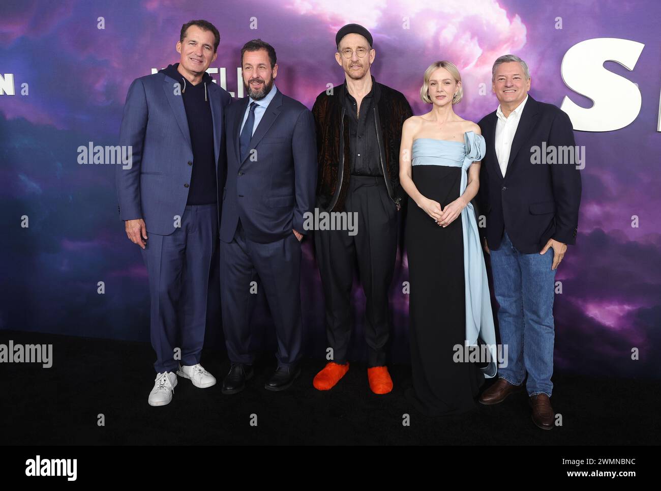 Los Angeles, Ca. 26th Feb, 2024. Scott Stuber, Adam Sandler, Johan ...