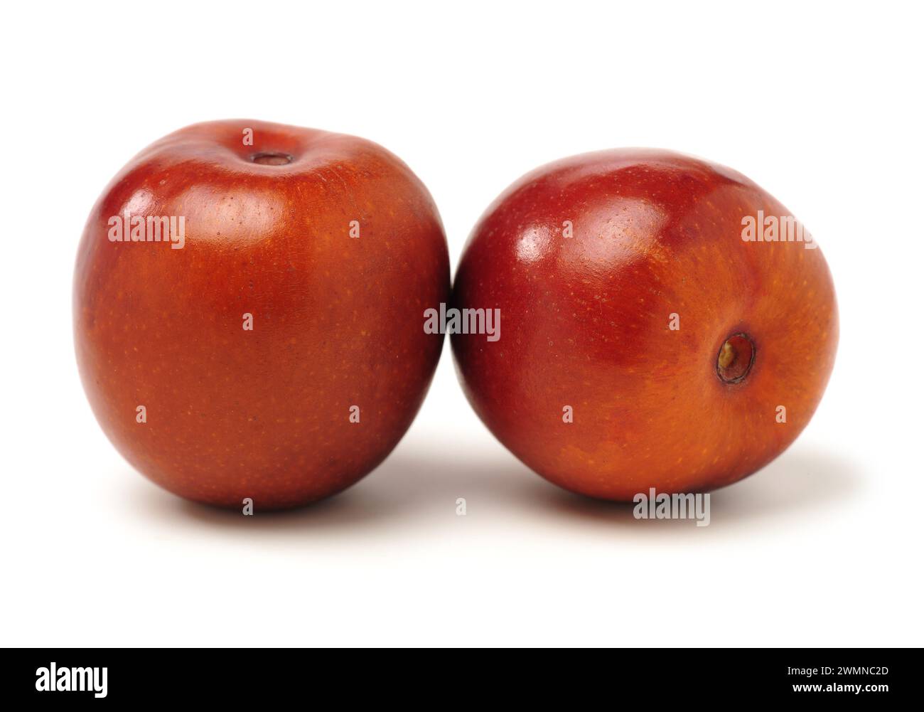 jujube or chinese date on white background Stock Photo - Alamy