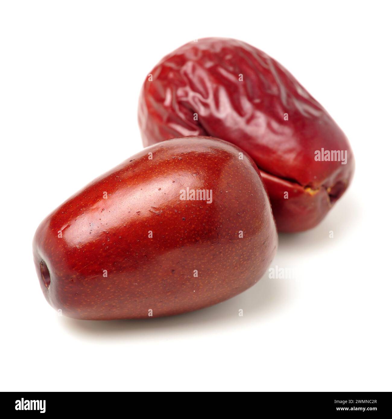 jujube or chinese date on white background Stock Photo - Alamy
