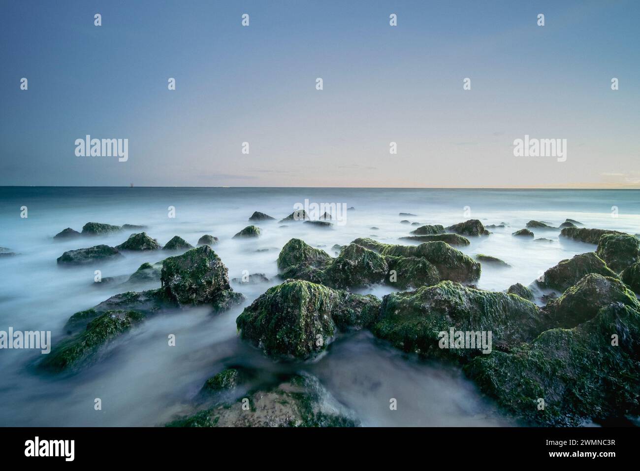 Rocks on the zeeland coast of the netherlands hi-res stock photography ...