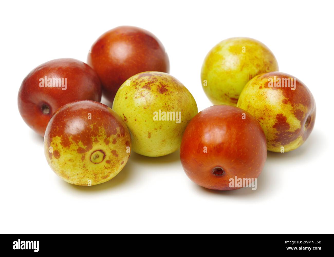 winter jujube on white background Stock Photo - Alamy