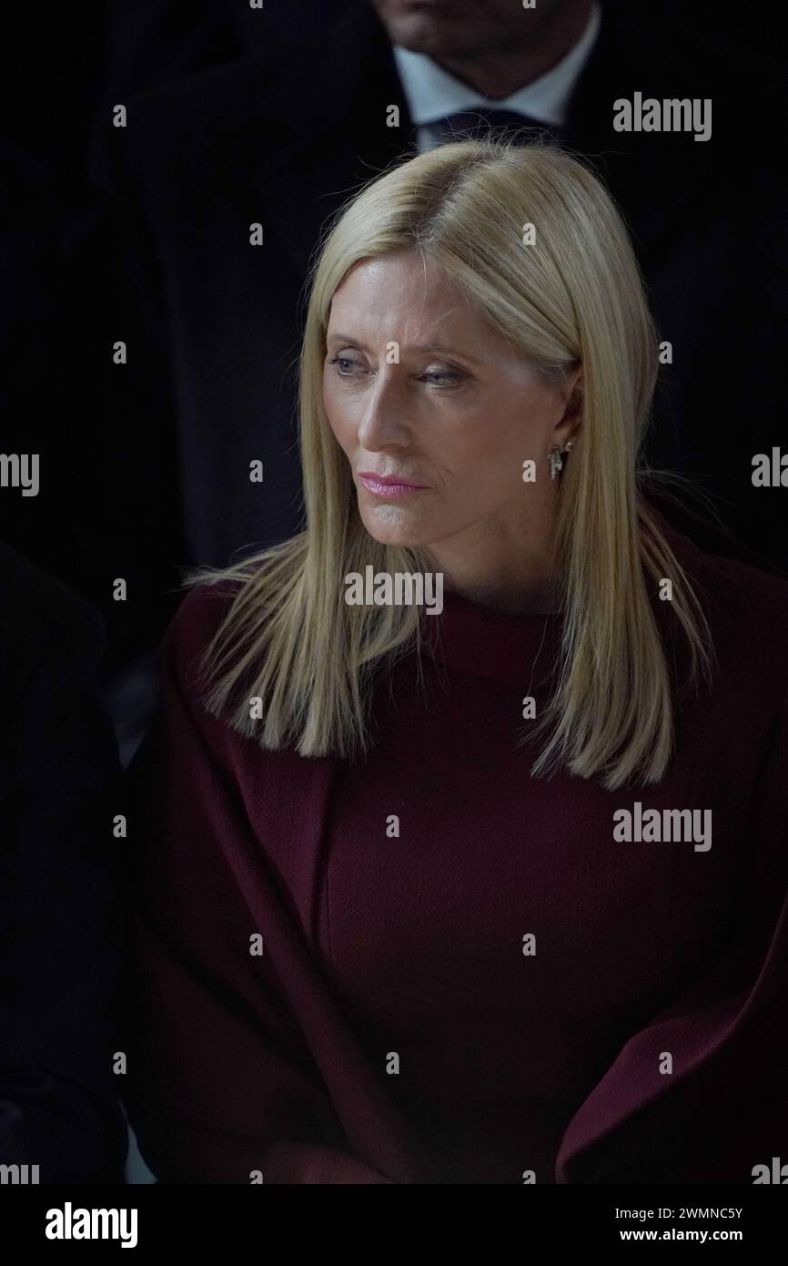 Crown Princess Marie-Chantal of Greece attends a thanksgiving service ...