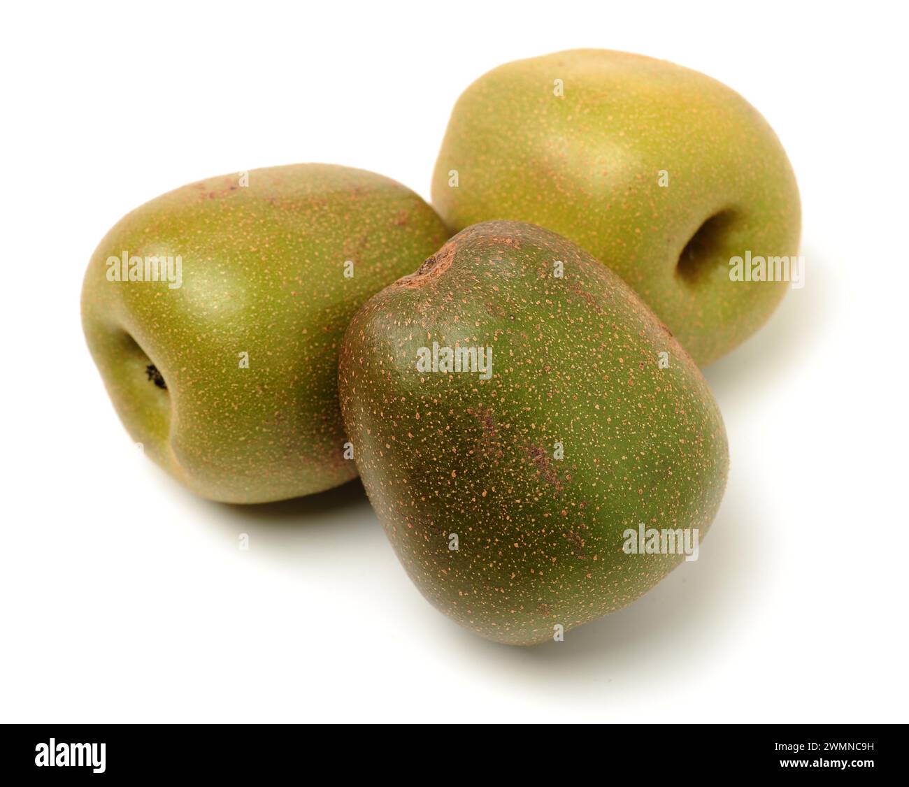 Red kiwi fruit, China, on white background Stock Photo - Alamy