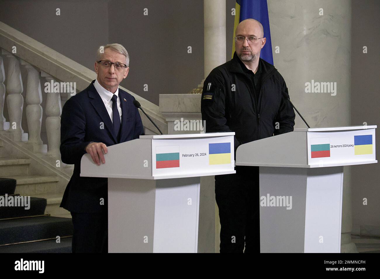 Non Exclusive: KYIV, UKRAINE - FEBRUARY 26, 2024 - Prime Minister of ...