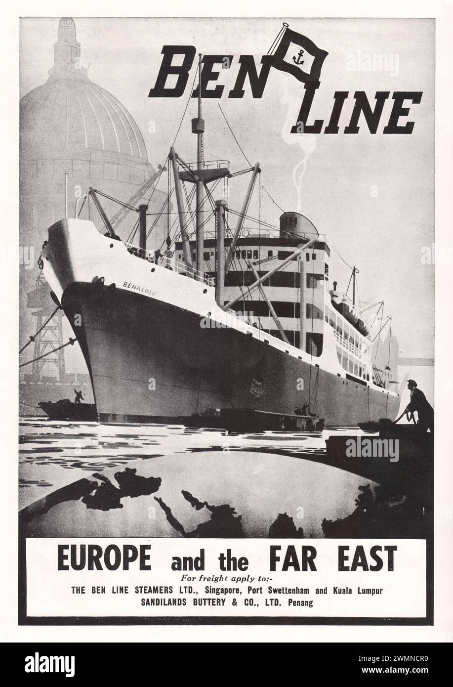 Ben line advert hi-res stock photography and images - Alamy