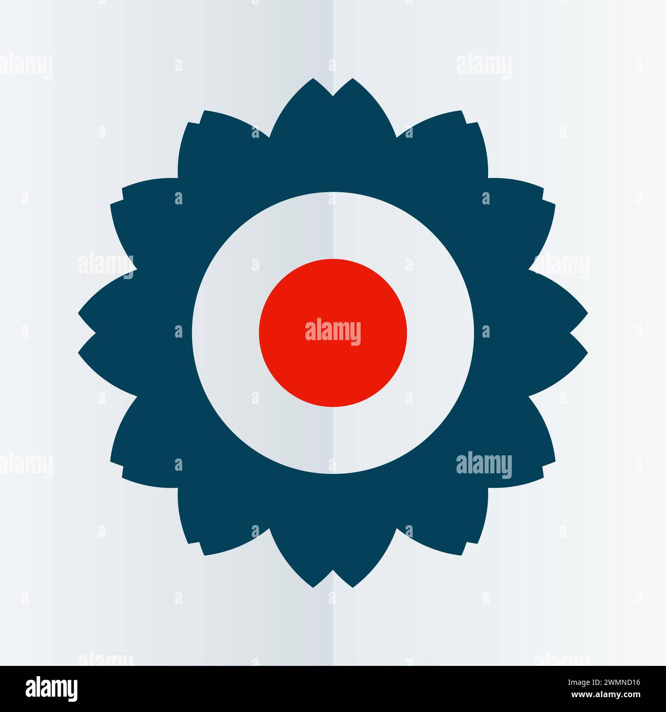 art illustration design concept of pattern circle round radial Stock ...