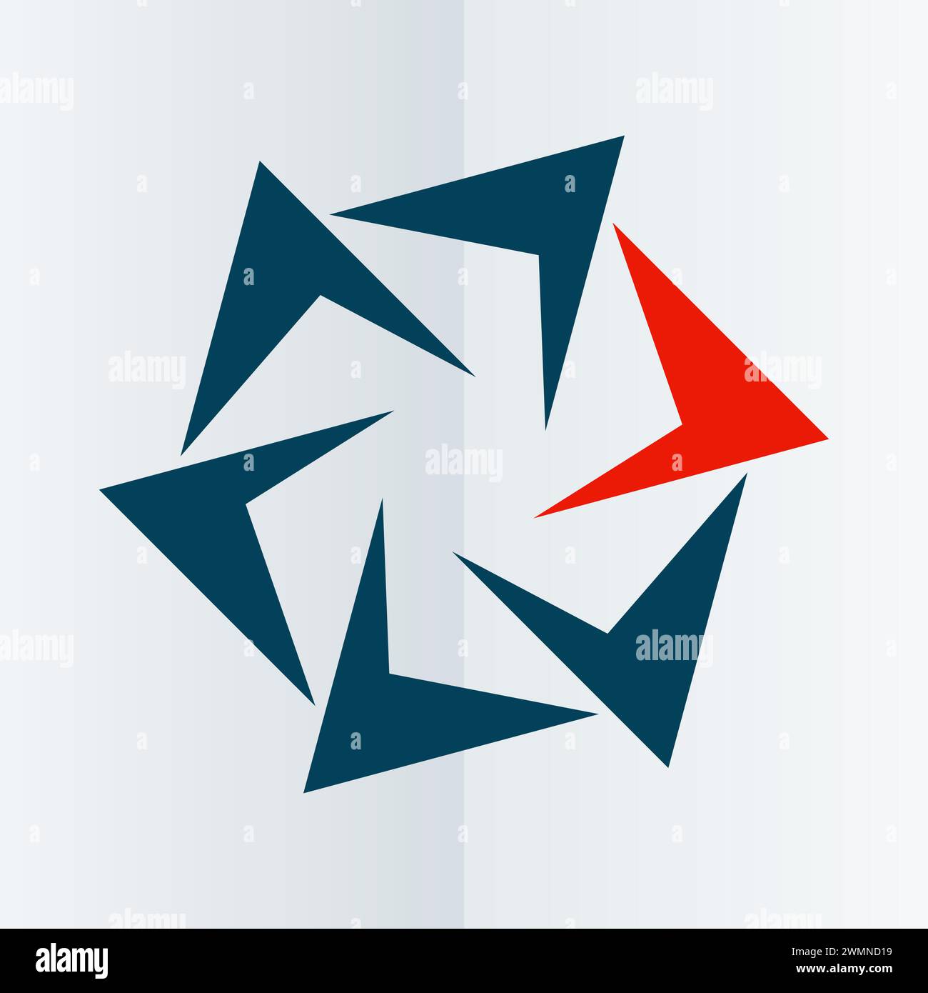 art illustration design concept of pattern circle round radial Stock ...