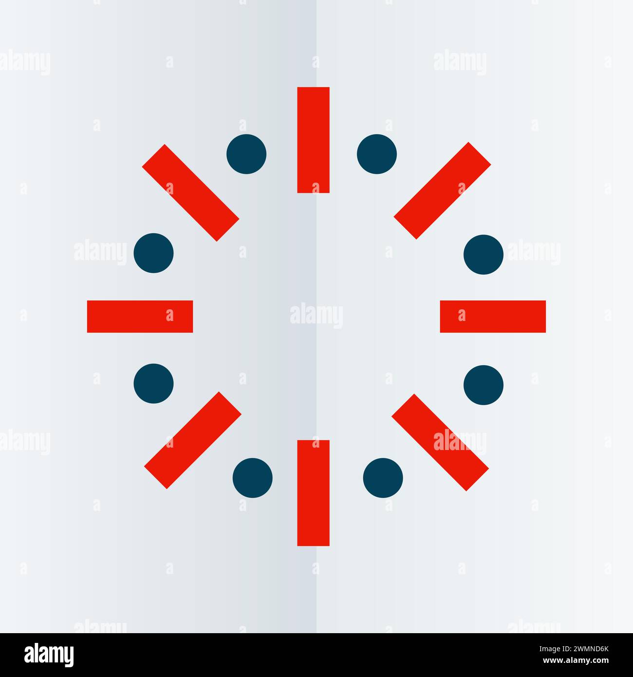 art illustration design concept of pattern circle round radial Stock ...
