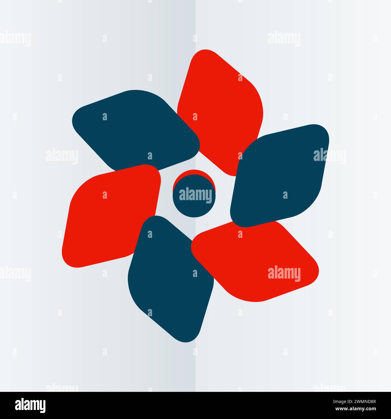 art illustration design concept of pattern circle round radial Stock ...