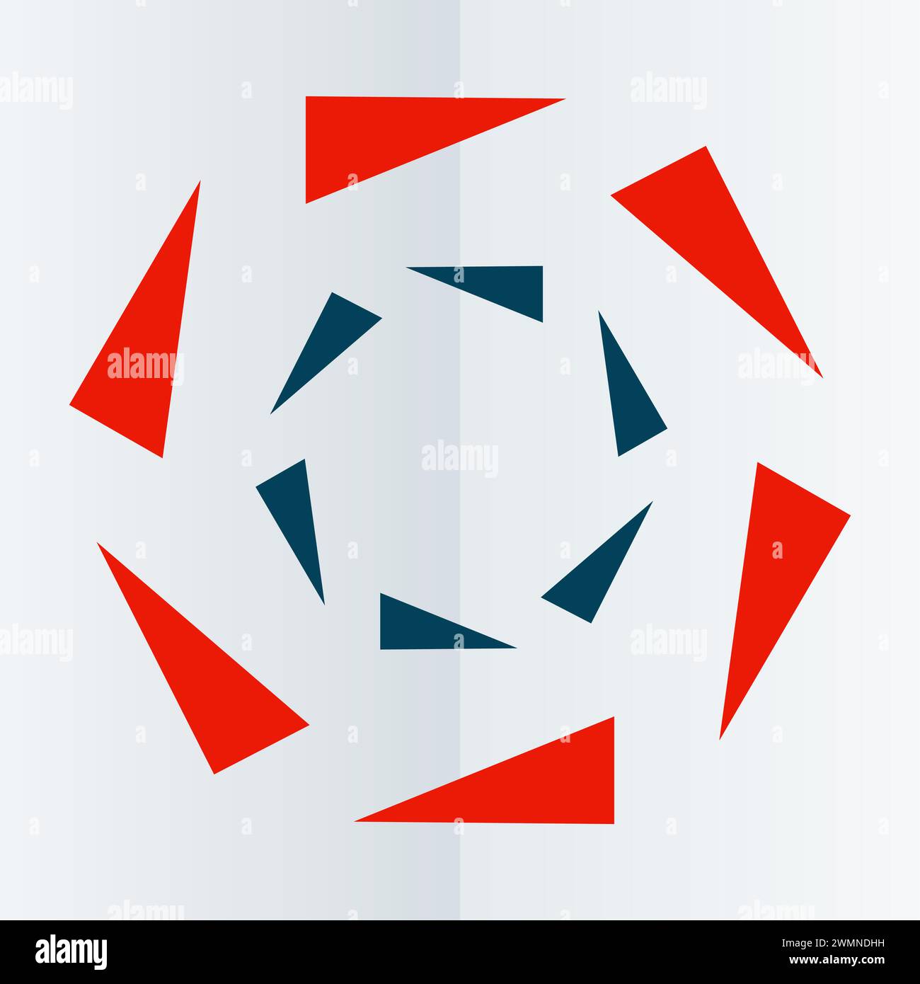 art illustration design concept of pattern circle round radial Stock ...