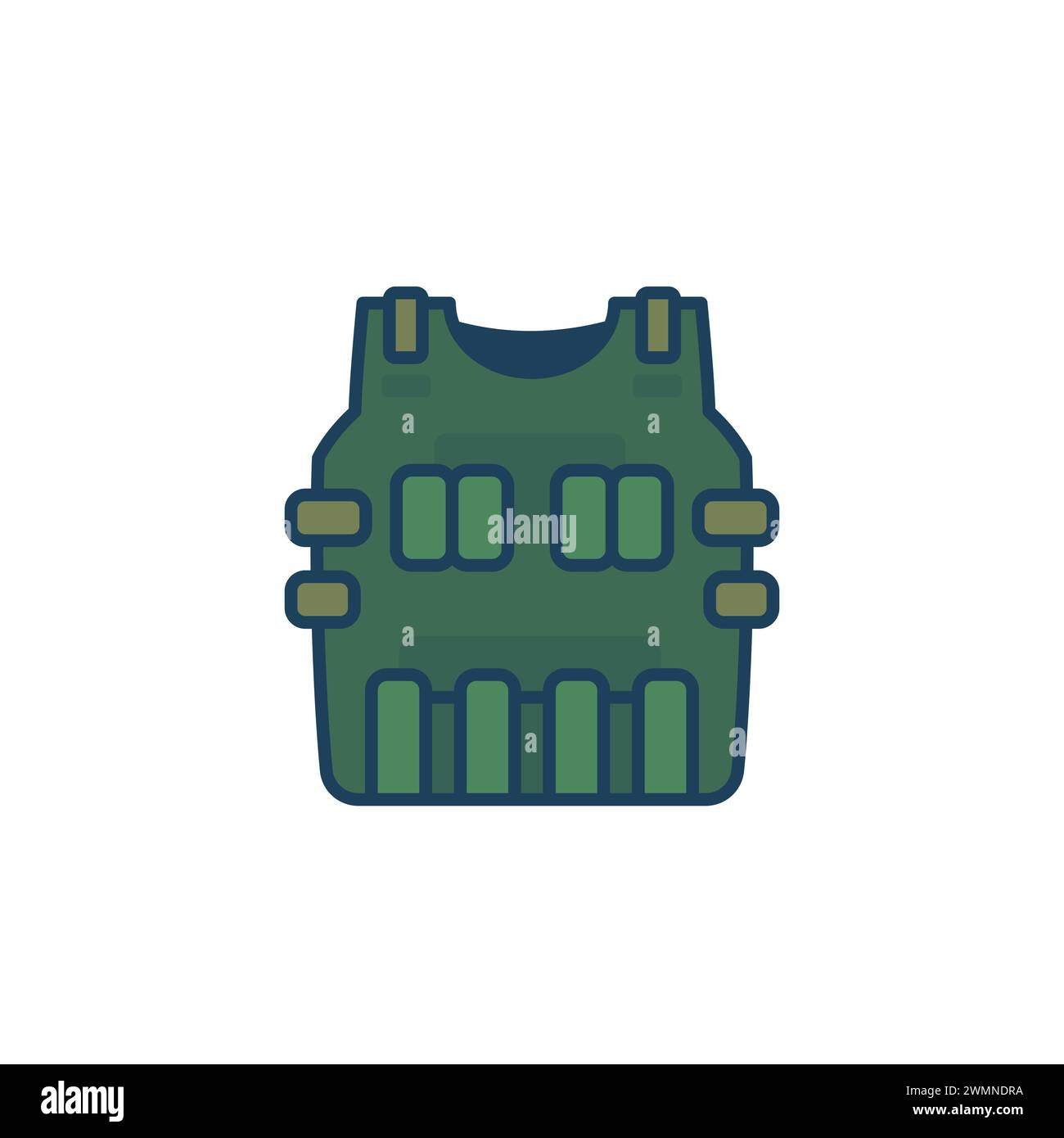 Armor vest icon outline hi-res stock photography and images - Alamy