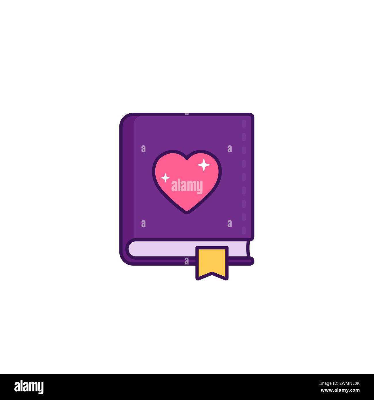 Love diary Stock Vector Images - Alamy