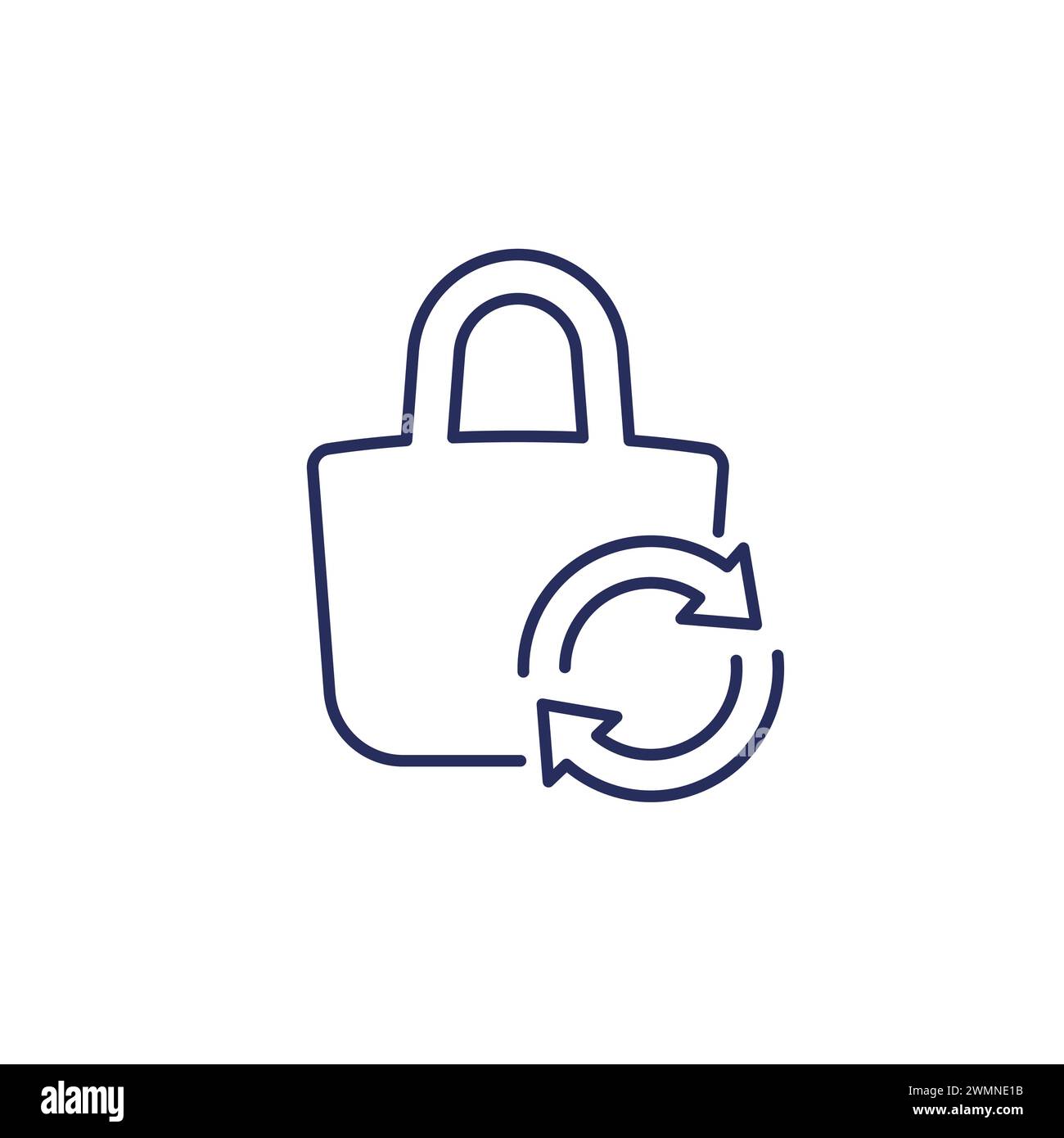 Return product icon outline Stock Vector Images - Alamy