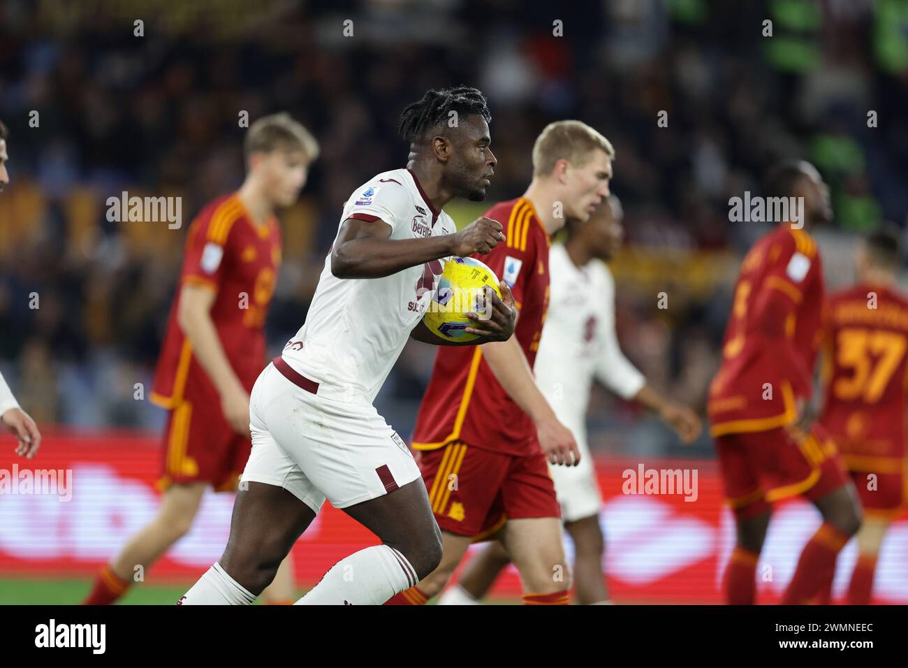 Torino's Colombian forward Duvan Zapata celebrates after auto goal of ...