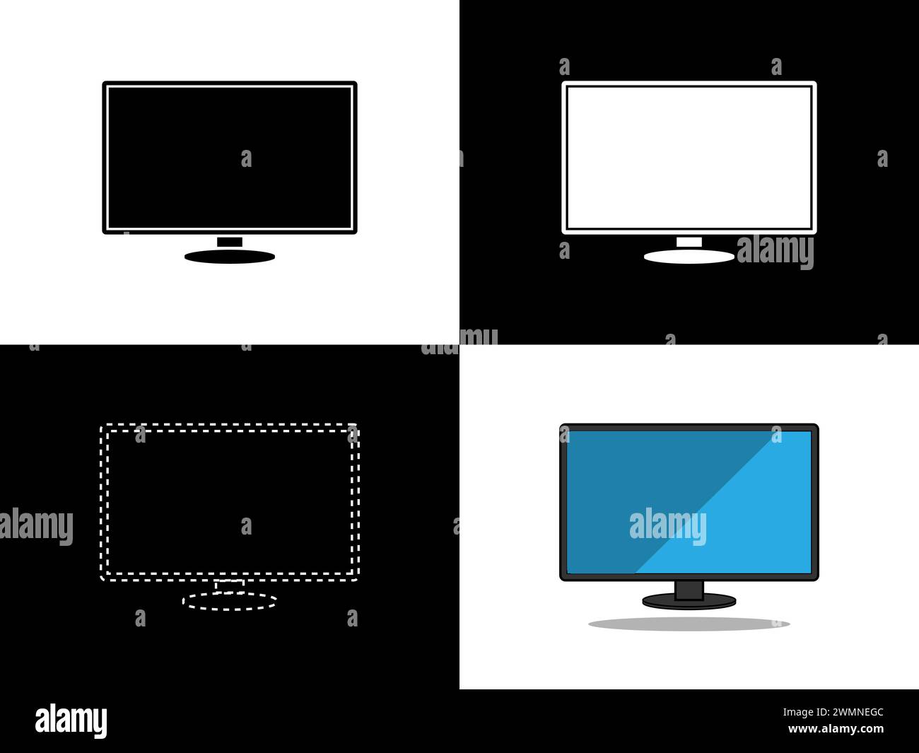 Rt and television Stock Vector Images - Alamy
