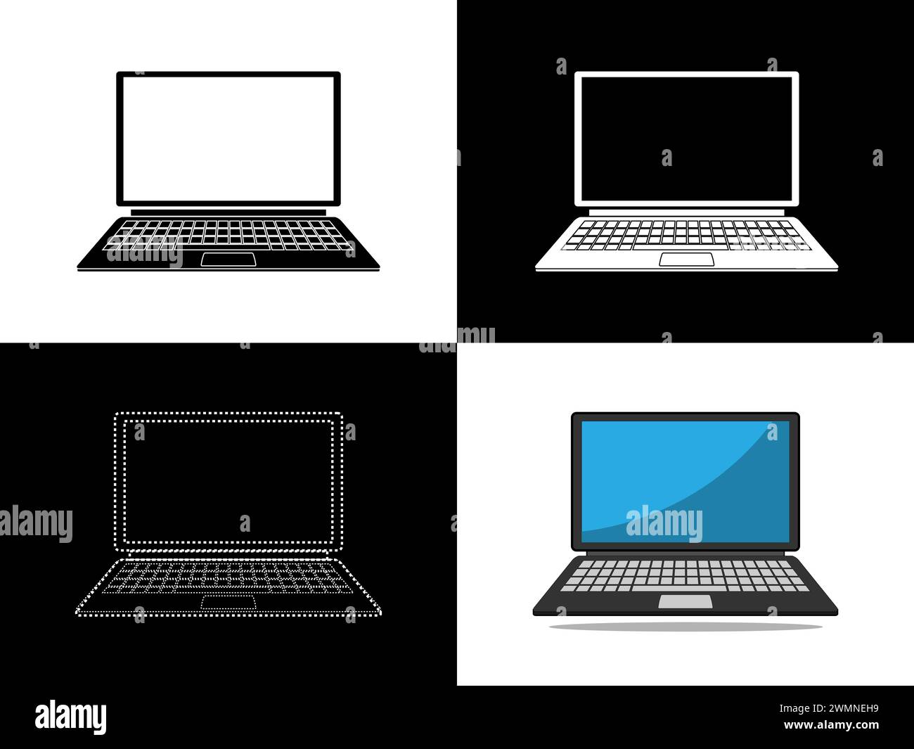 Lcd logo design Stock Vector Images - Alamy