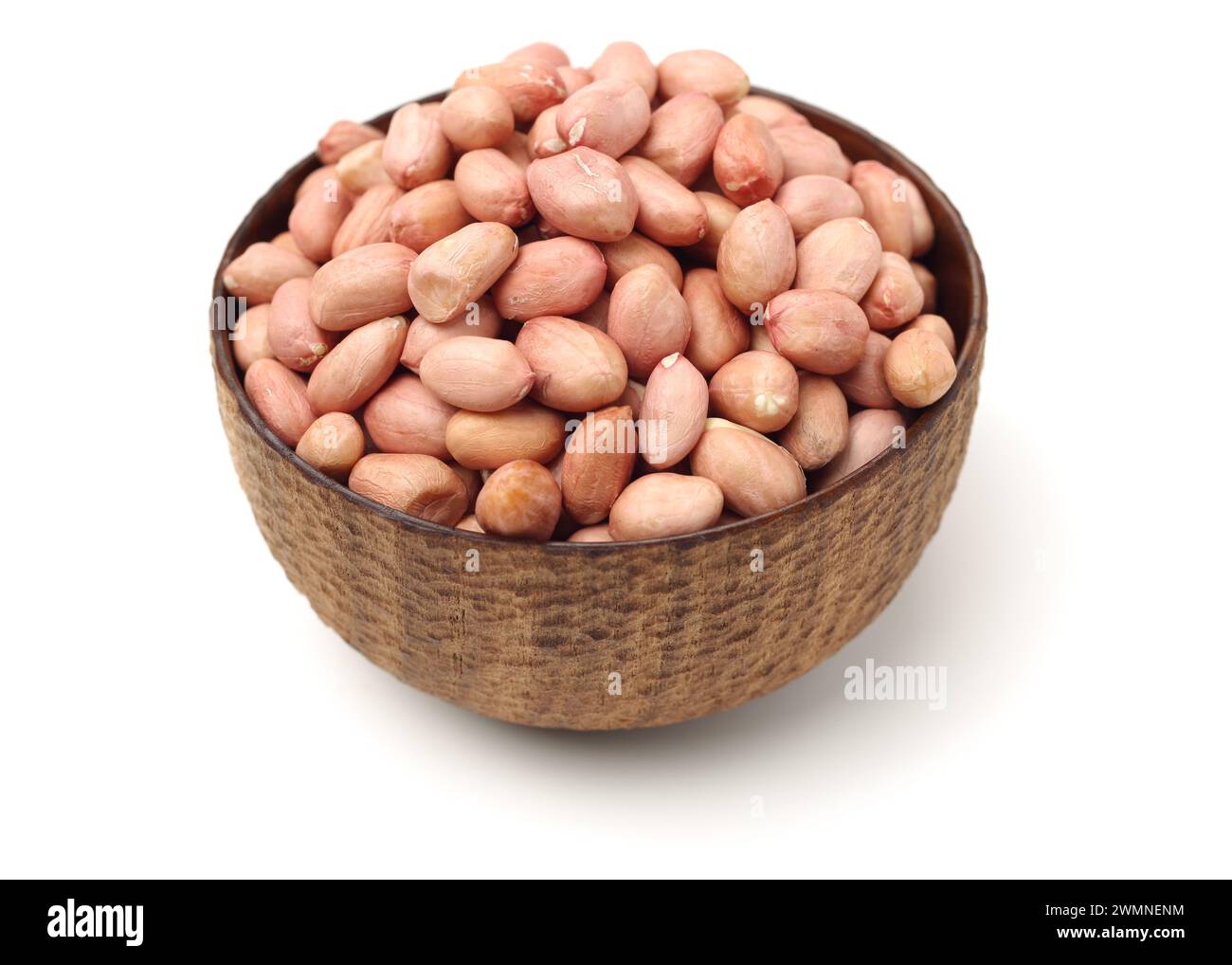 Peanut kernel isolated on white background Stock Photo - Alamy