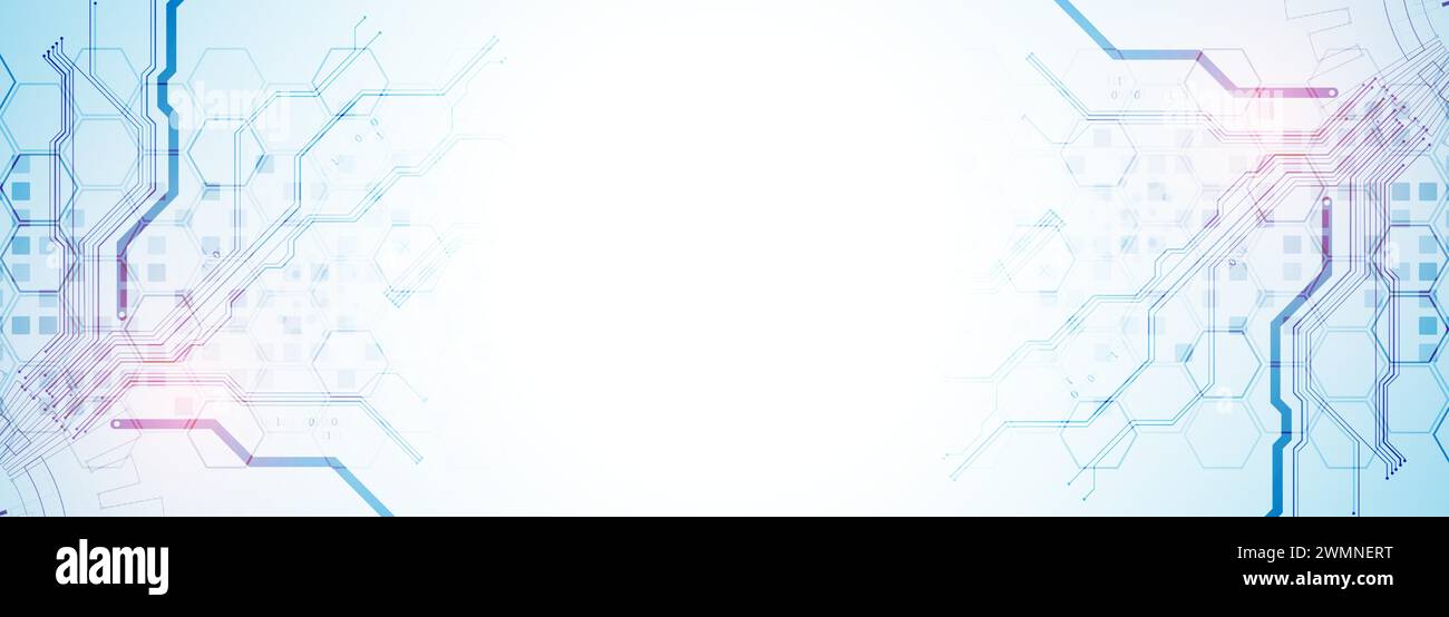 CPU concept. Circuit board. Technology abstract background. Hand drawn ...