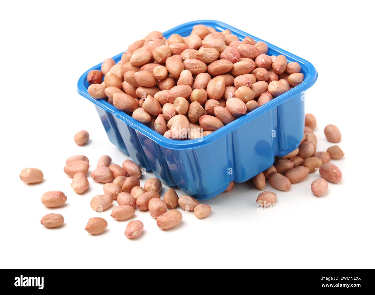 Peanut kernel isolated on white background Stock Photo - Alamy