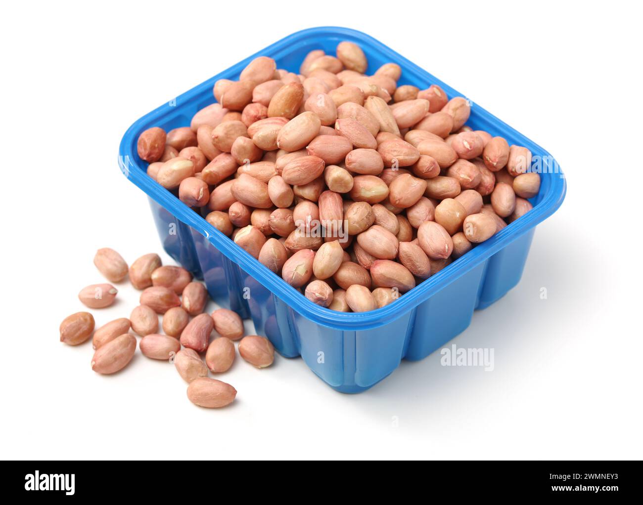 Peanut kernel isolated on white background Stock Photo - Alamy