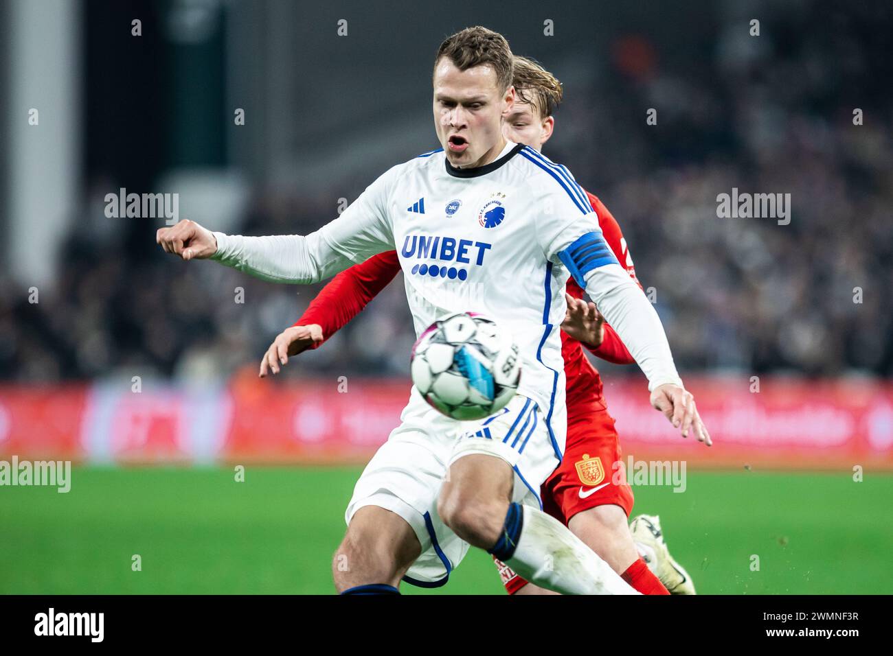 Copenhagen, Denmark. 26th, February 2024. Viktor Claesson (7) of FC Copenhagen seen during the ...