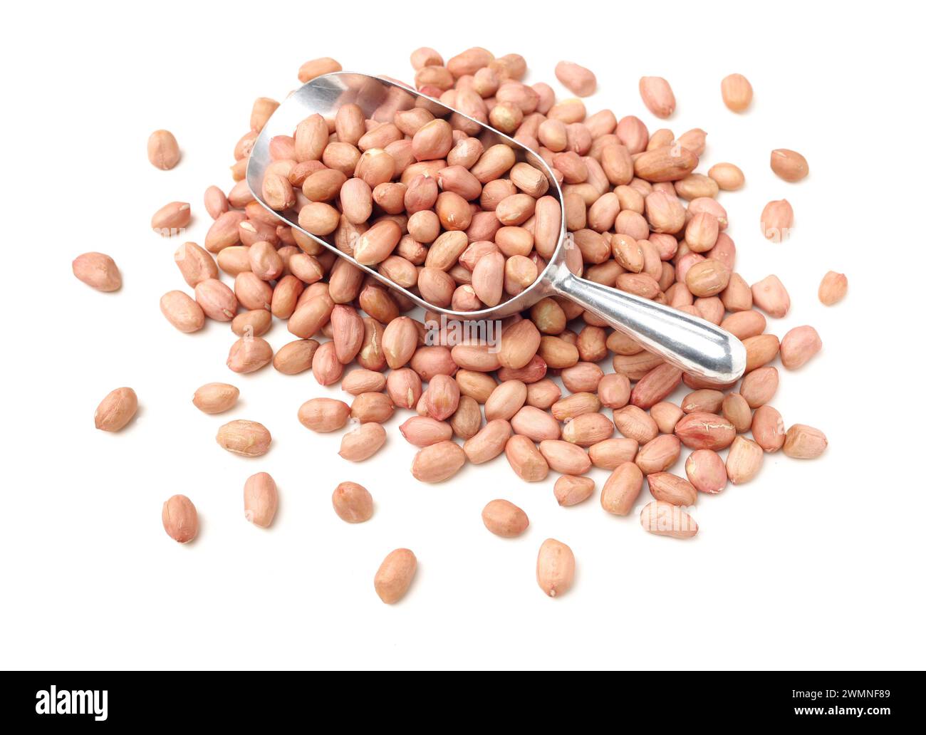 Peanut kernel isolated on white background Stock Photo - Alamy