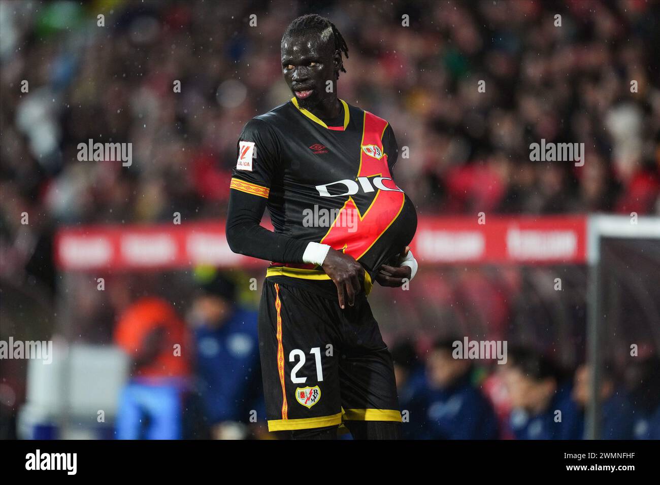 Pathe Ciss of Rayo Vallecano during the La Liga EA Sports match between ...