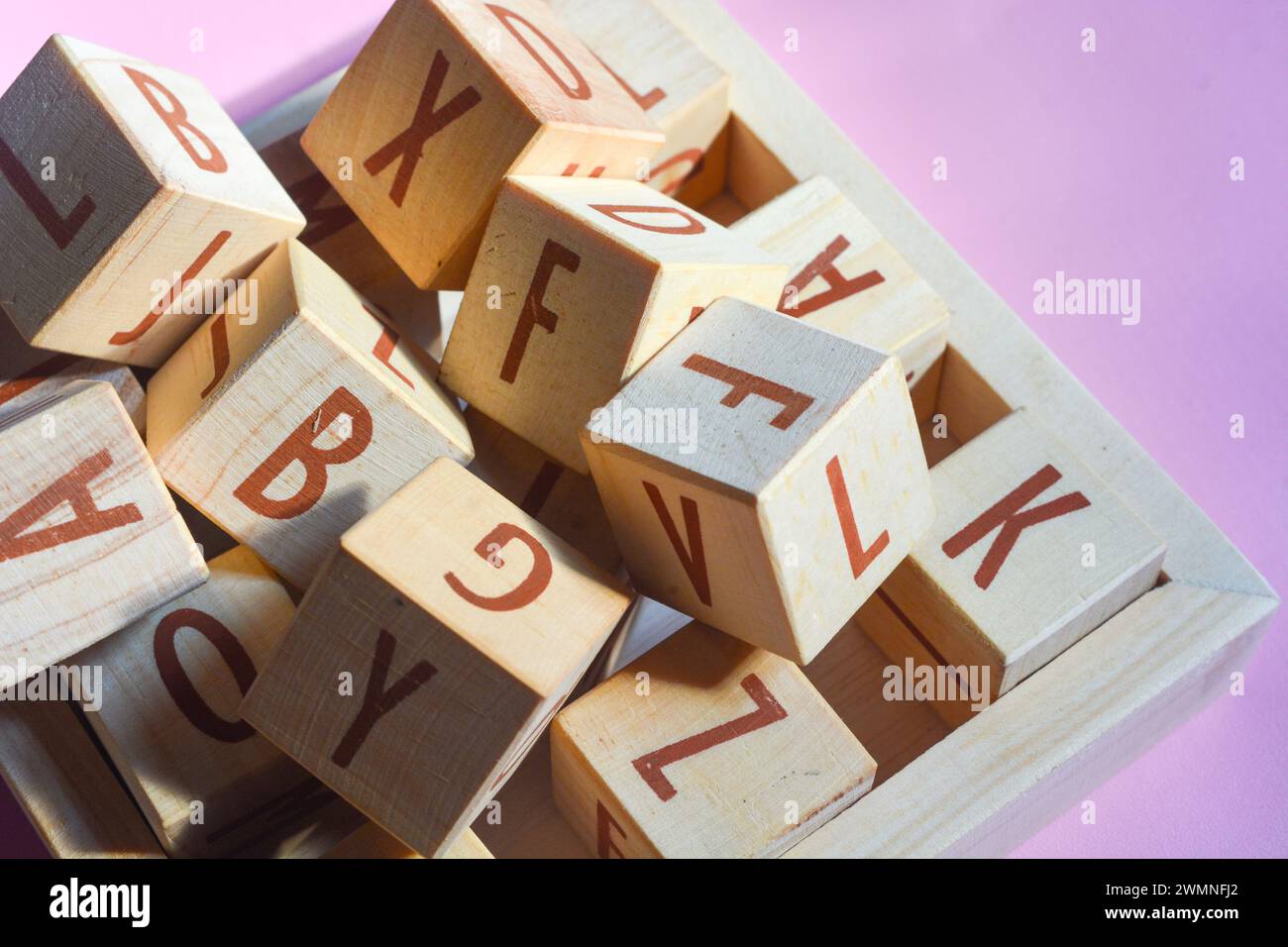 Pile of block letters hi-res stock photography and images - Alamy