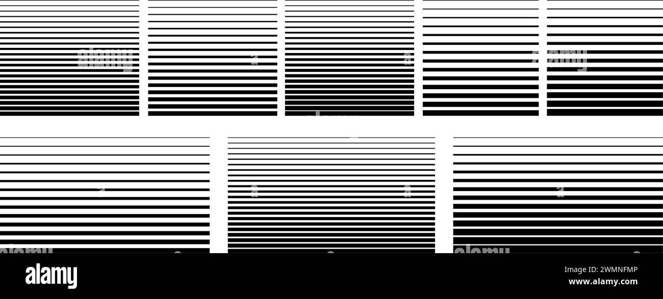 Halftone gradient lines pattern. Abstract vector striped retro backgrounds for posters, banners ...