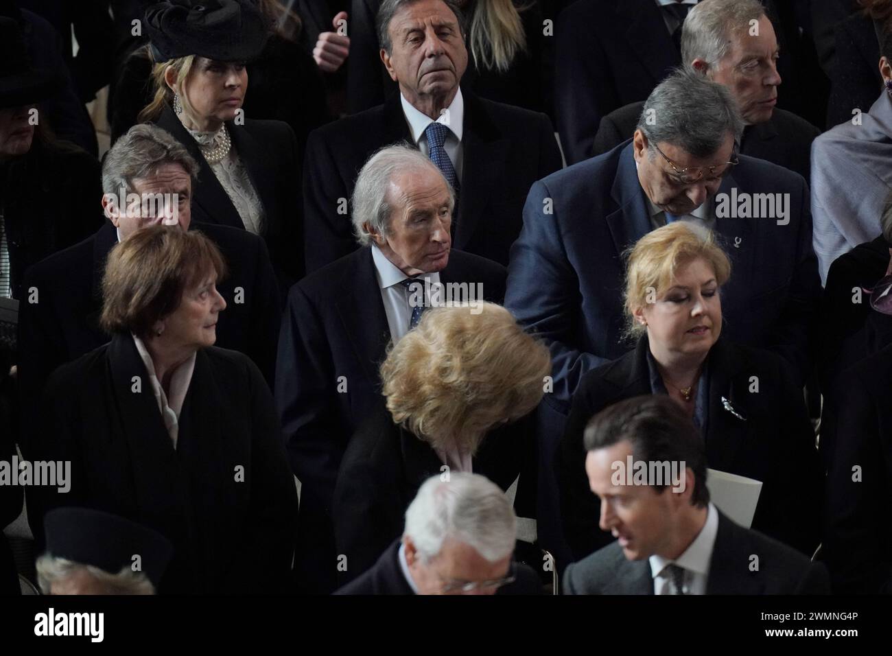 Sir Jackie Stewart (centre), Sir Rocco Forte (top centre) and Lady ...