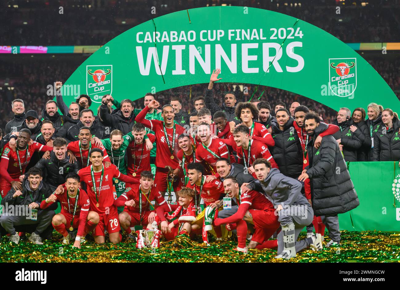 London, UK. 25th Feb, 2024 - Chelsea v Liverpool - Carabao Cup Final ...