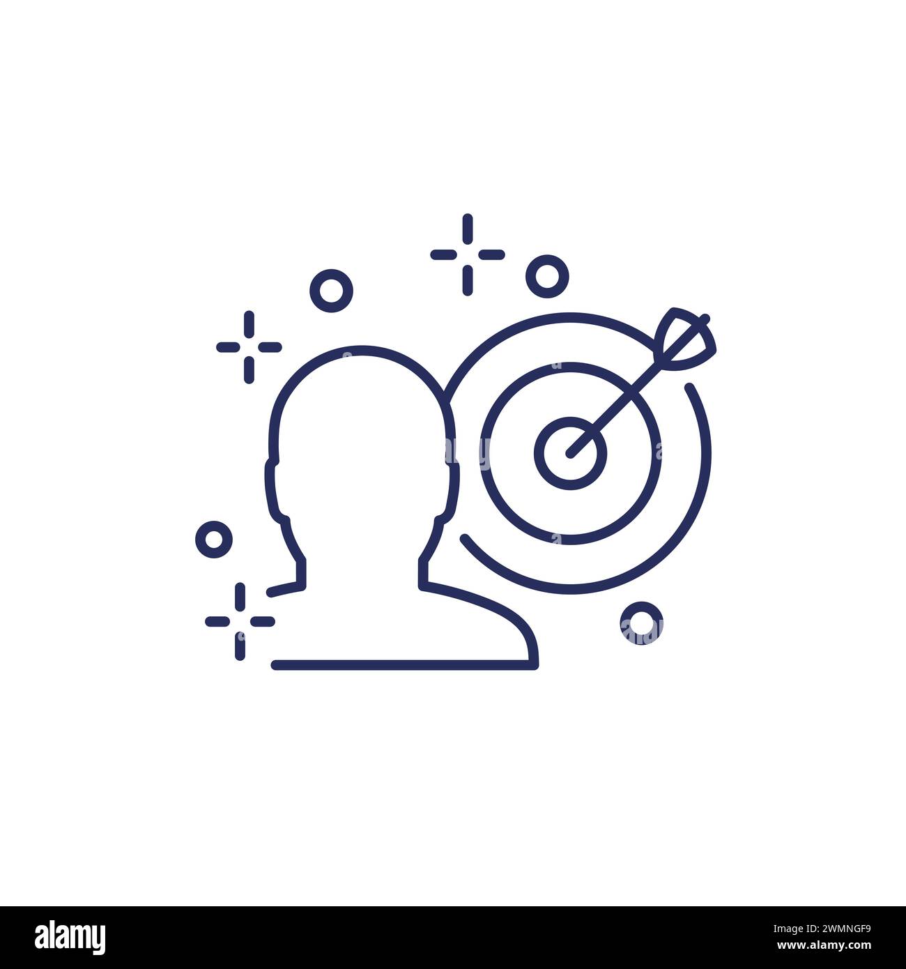 Personal goal setting Cut Out Stock Images & Pictures - Alamy