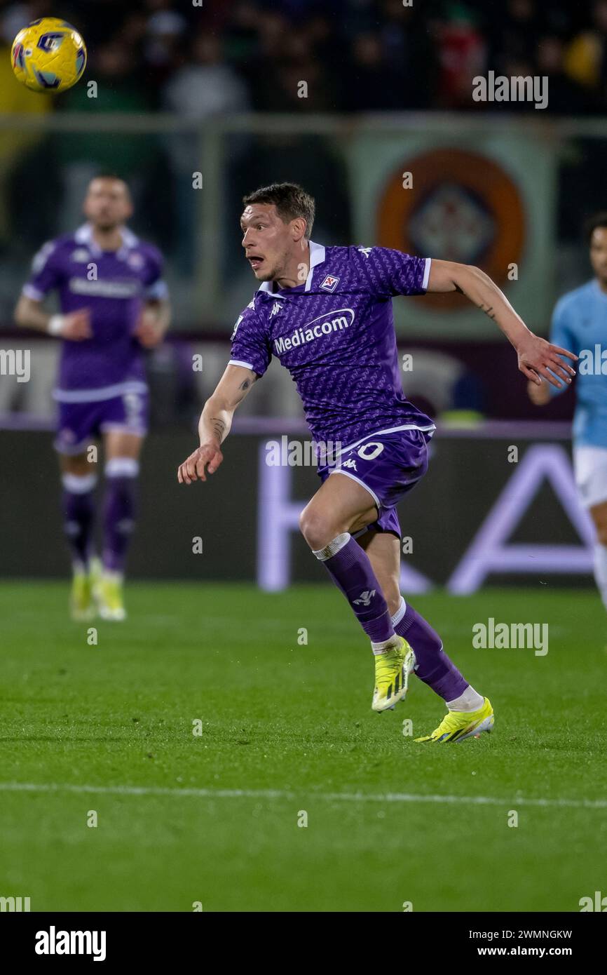 Andrea Belotti (Fiorentina) during the Italian Serie A match between ...