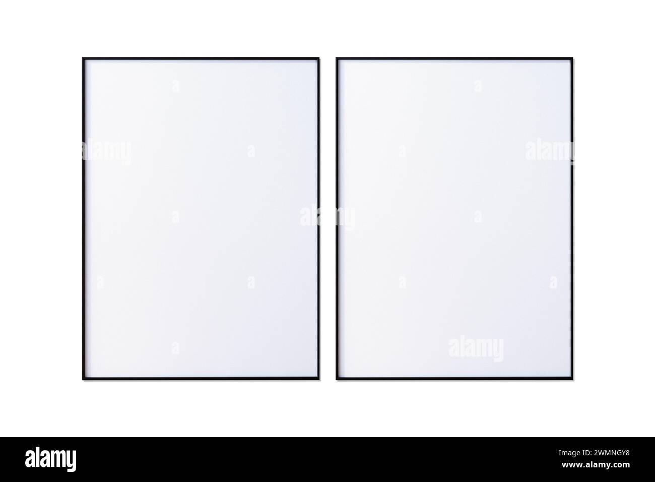 Poster mock up frame Cut Out Stock Images & Pictures - Alamy