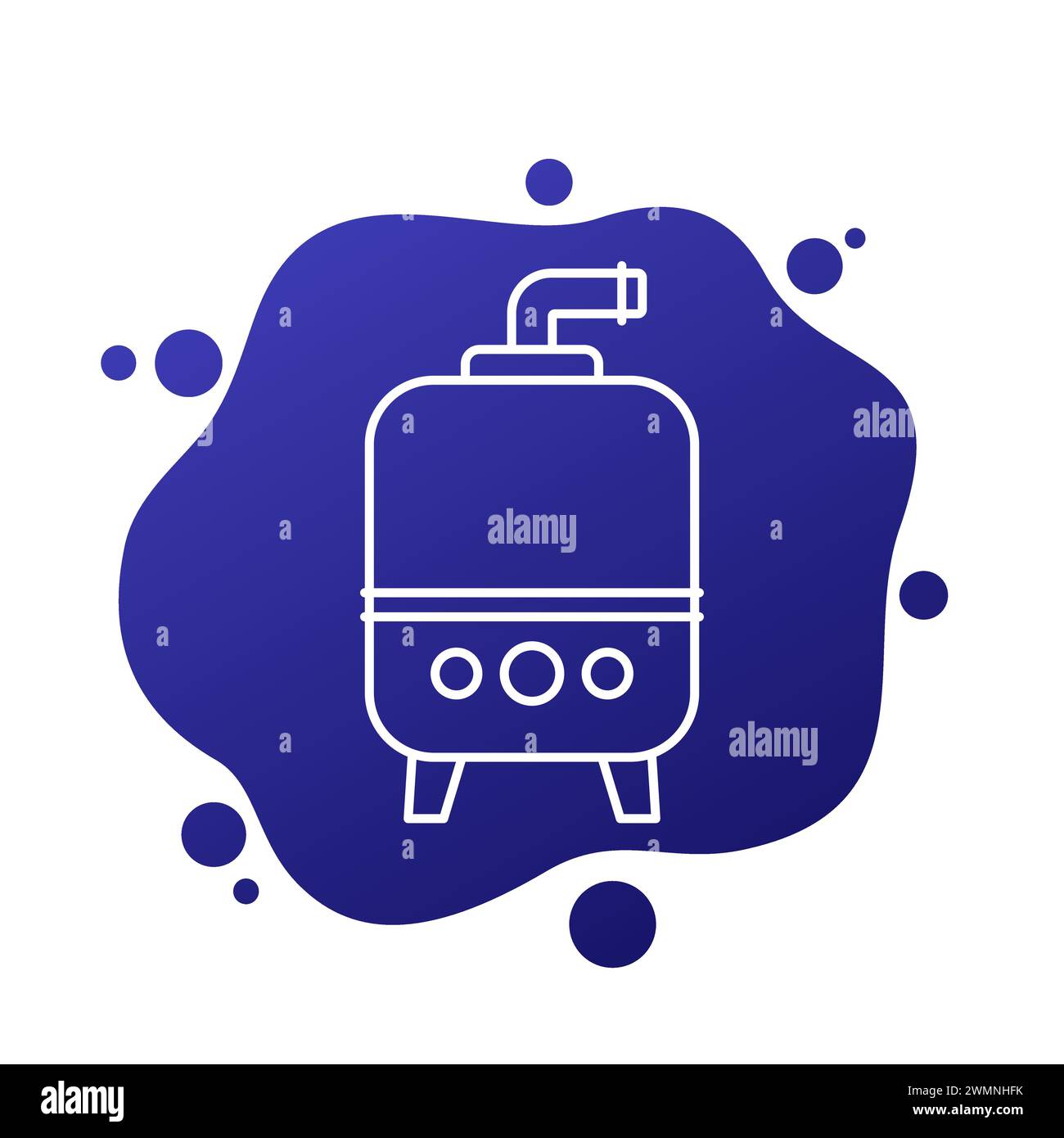 fermentation tank icon, line vector Stock Vector Image & Art - Alamy