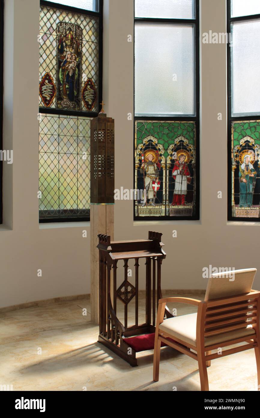 Downtown candlemas church of blessed virgin mary hi-res stock ...