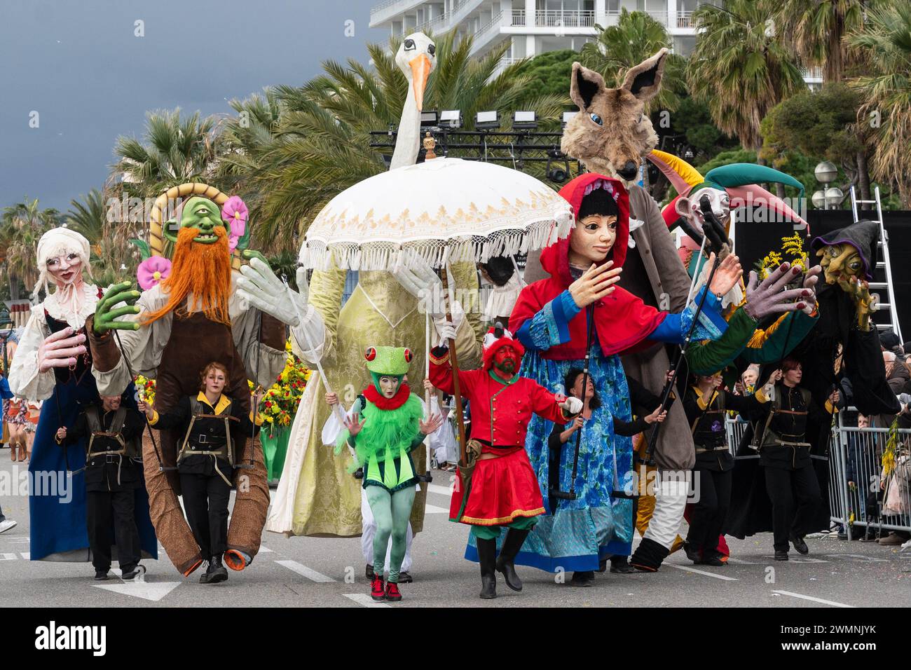 Huge puppets at Nice Carnival 2024 2023 was the 150th anniversary of ...