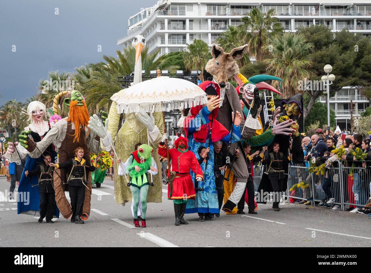 Huge puppets at Nice Carnival 2024 2023 was the 150th anniversary of ...