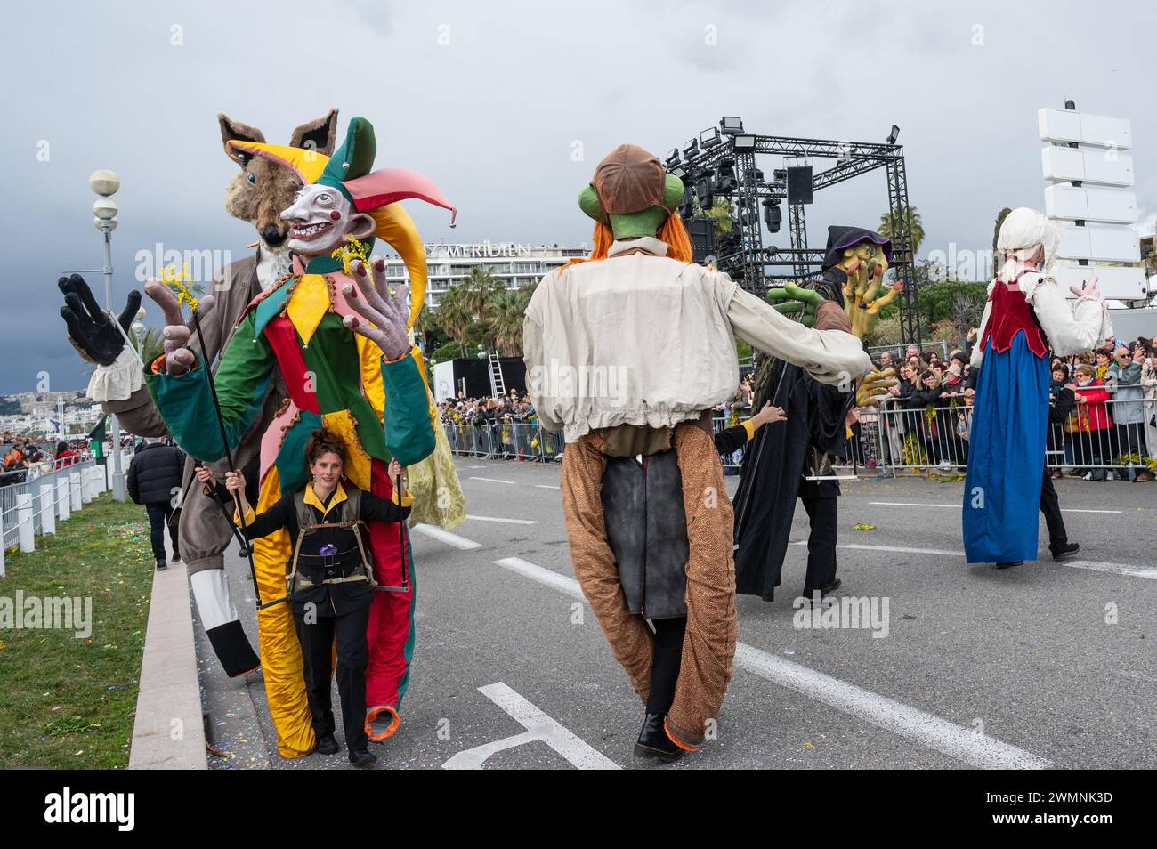 Huge puppets at Nice Carnival 2024 2023 was the 150th anniversary of ...