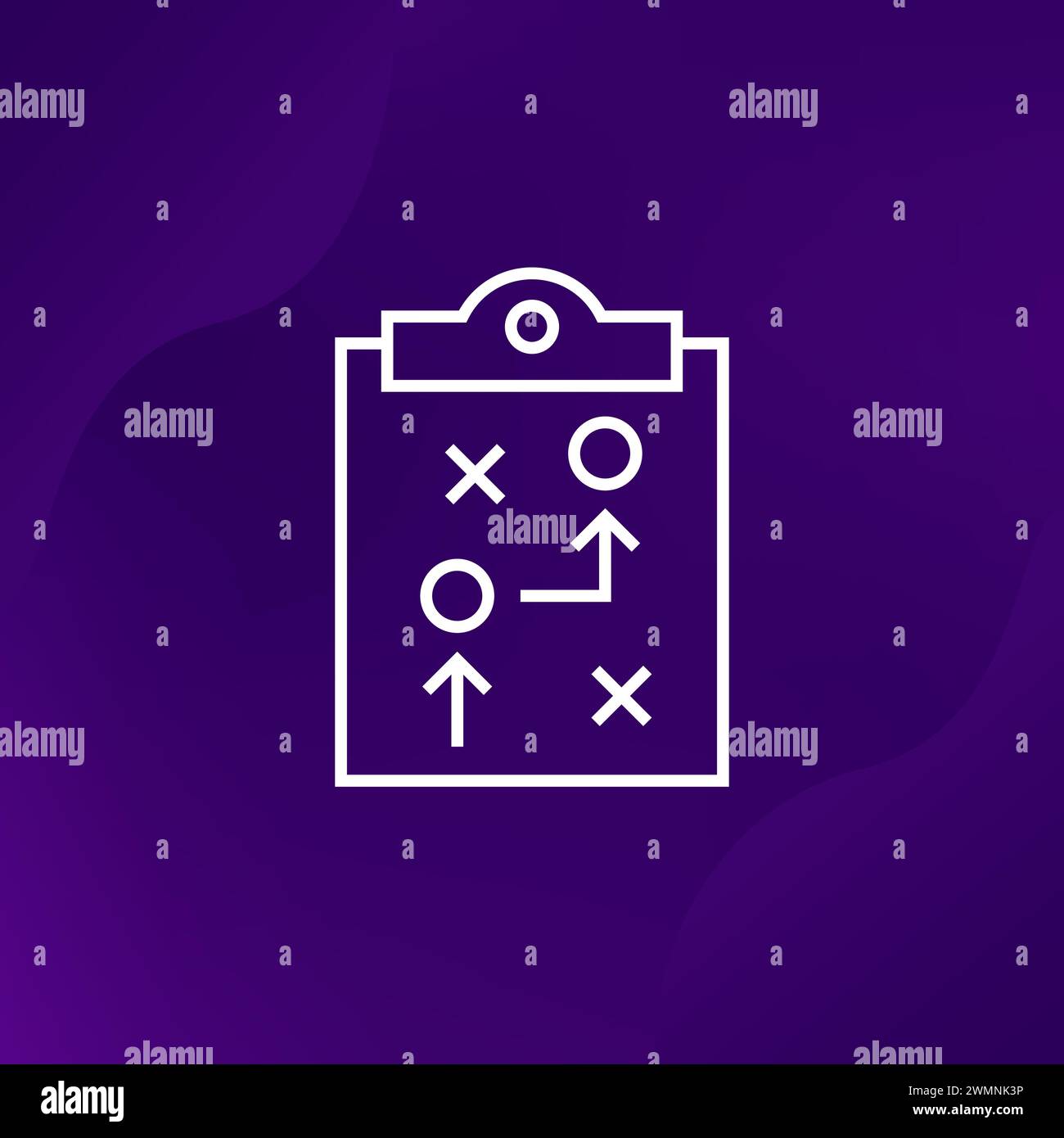 playbook or game plan icon, line pictogram Stock Vector Image & Art - Alamy