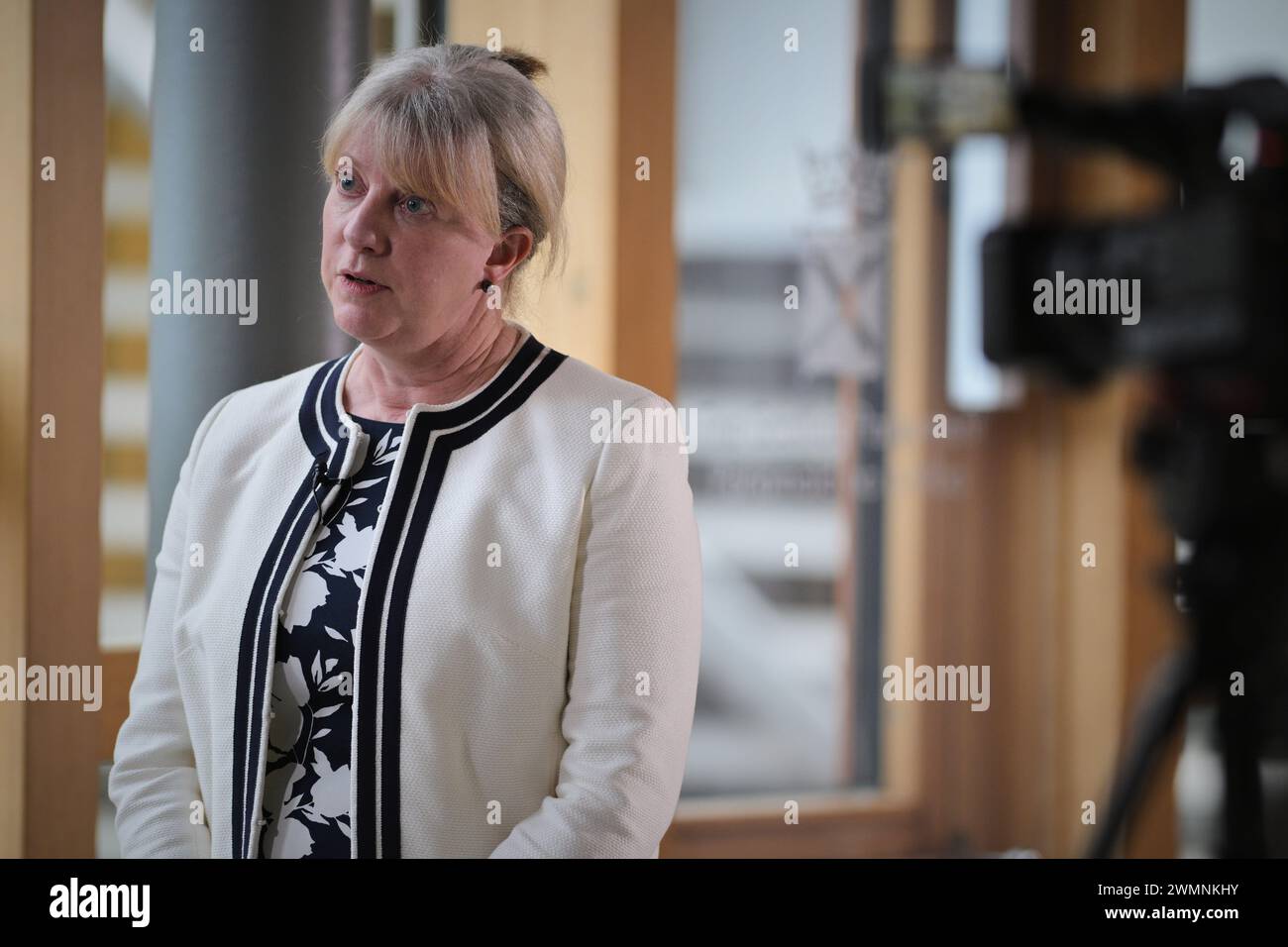 Edinburgh Scotland, UK 27 February 2024. Deputy First Minister and ...