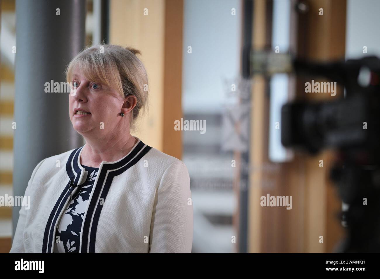 Edinburgh Scotland, UK 27 February 2024. Deputy First Minister and ...