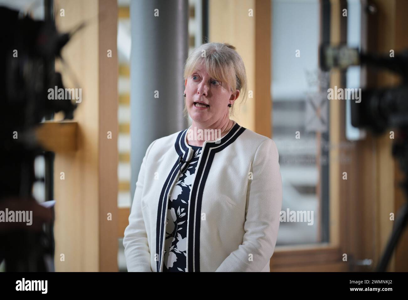 Edinburgh Scotland, UK 27 February 2024. Deputy First Minister and ...